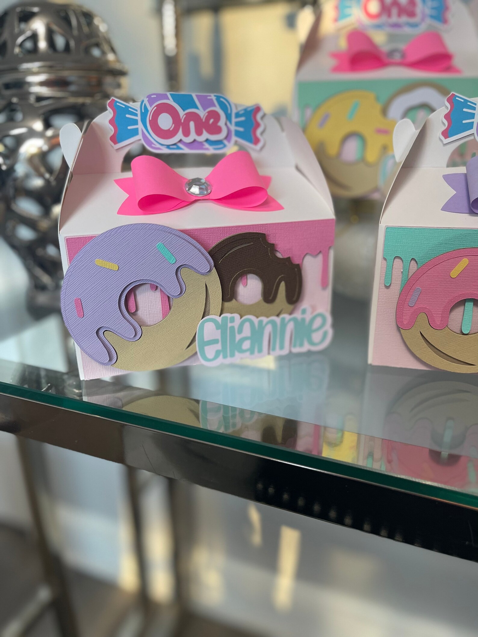 Donuts Birthday Party Favor, Donuts Treat Box, Donuts Party Decoration ...