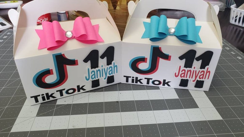 Tik Tok Party Favor Box Tik Tok Goody Box Tik Tok Party Box Etsy