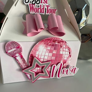 Concert Party Favor Box, Concert Birthday Theme, Concert Birthday ...