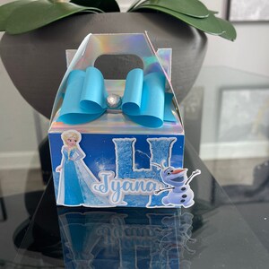 Frozen Party Favor, Frozen Goody Boxes, Frozen Birthday, Frozen Custom ...