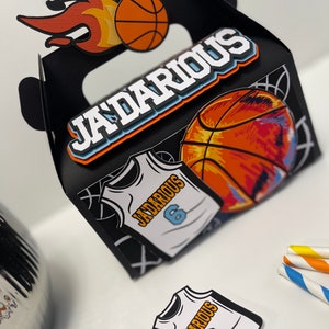 Basketball Party Favor Box Basketball Treat Box Basketball - Etsy