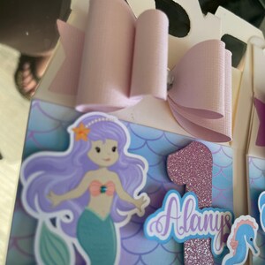 Mermaid Party Favor Box, Mermaid Birthday Decorations, Mermaid Party ...