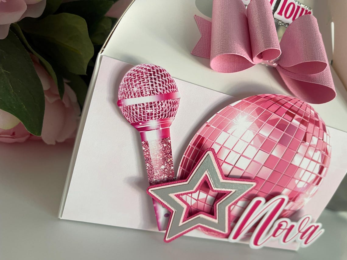 Concert Party Favor Box, Concert Birthday Theme, Concert Birthday ...