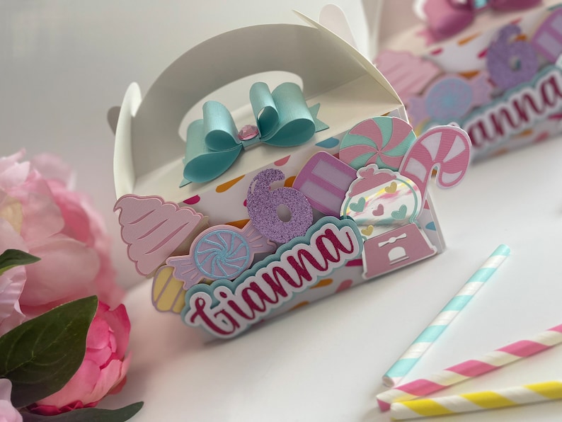 Candy Land Party Favor Box, Candy Land Birthday Decorations, Candy Land ...