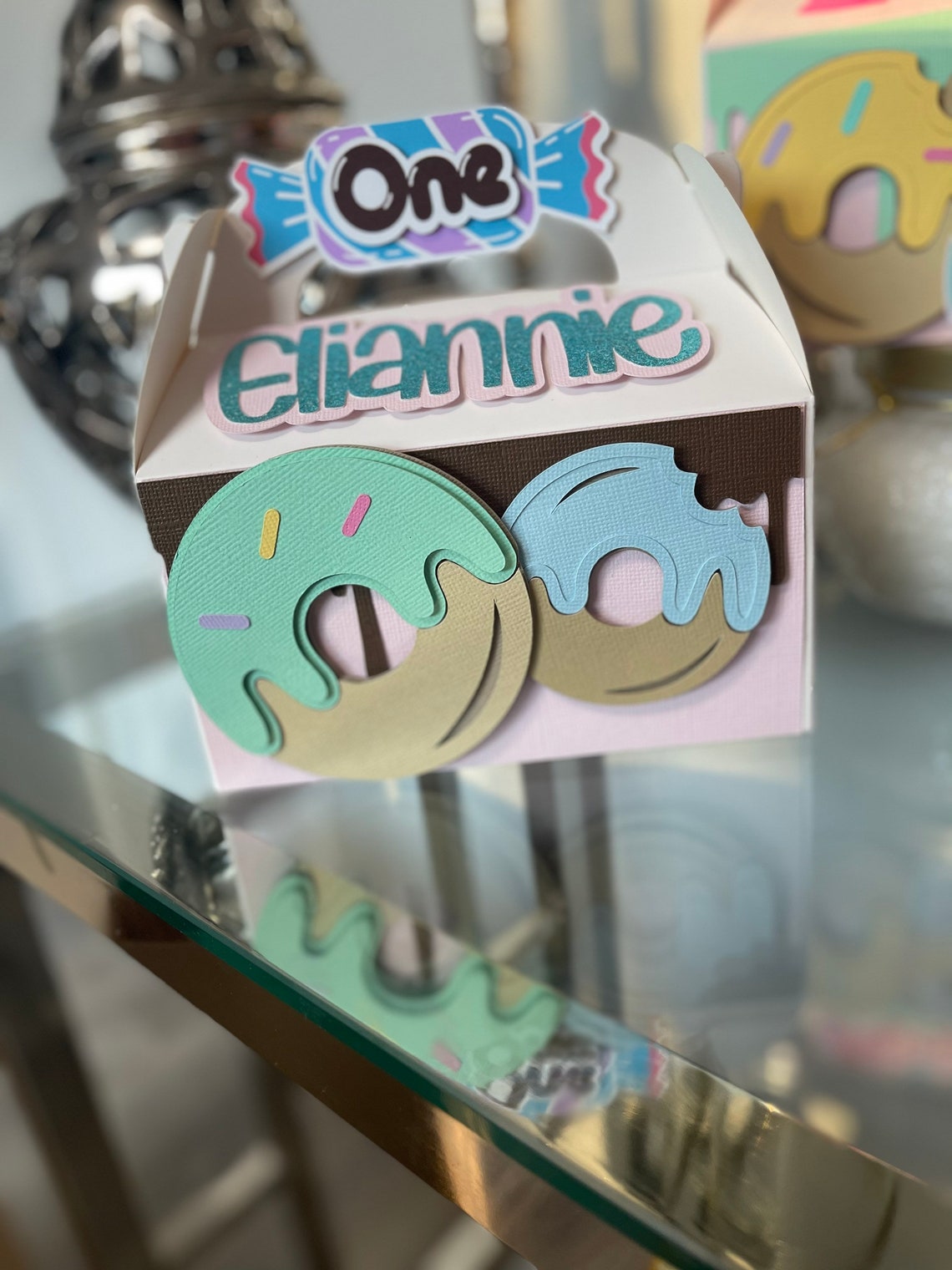 Donuts Birthday Party Favor, Donuts Treat Box, Donuts Party Decoration ...