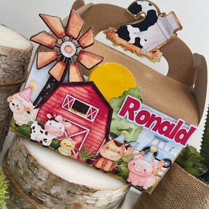 Farm Party Favor, Farm Birthday Decorations, Farm Birthday Theme, Farm ...