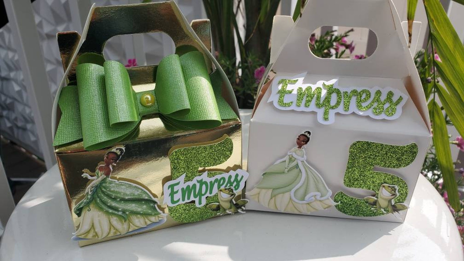 Princess Tiana Party Favor Box Princess Tiana Party Box - Etsy