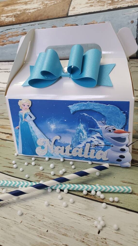 Frozen Party Favor Box Frozen Birthday Supplies Frozen Party - Etsy