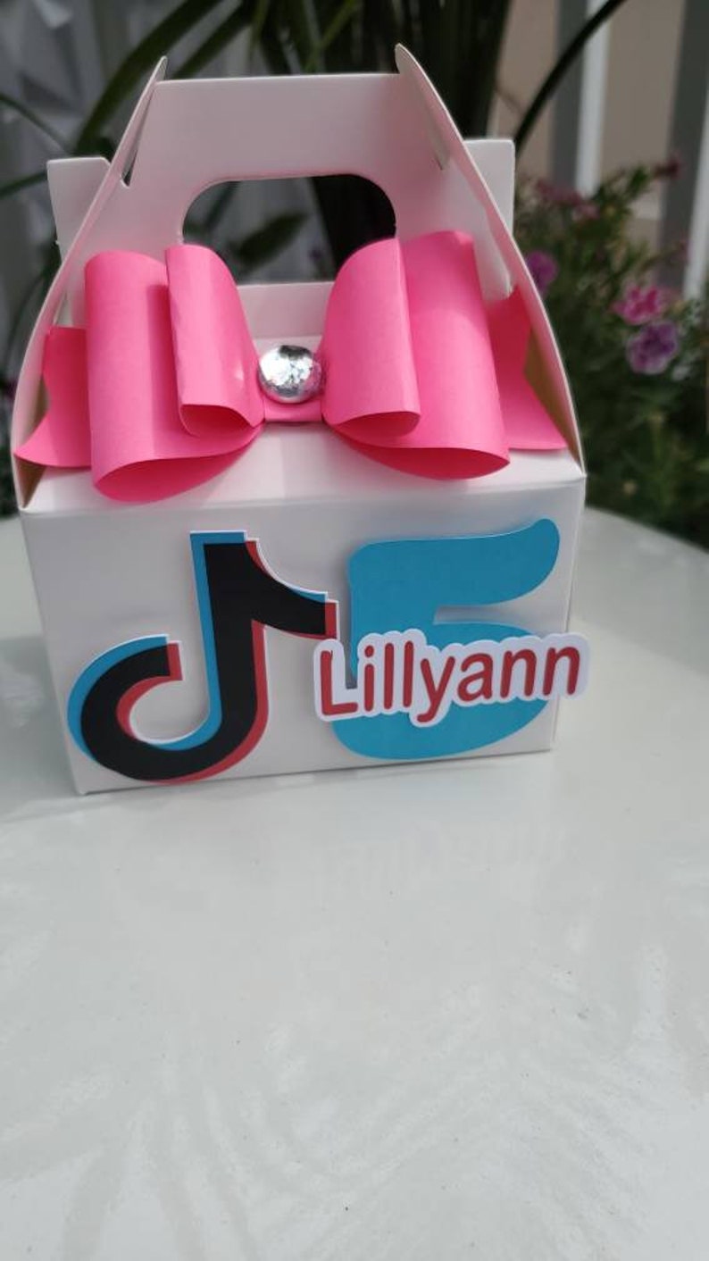 Tik Tok Party Favor Box Tik Tok Birthday Box Tik Tok Goody Etsy