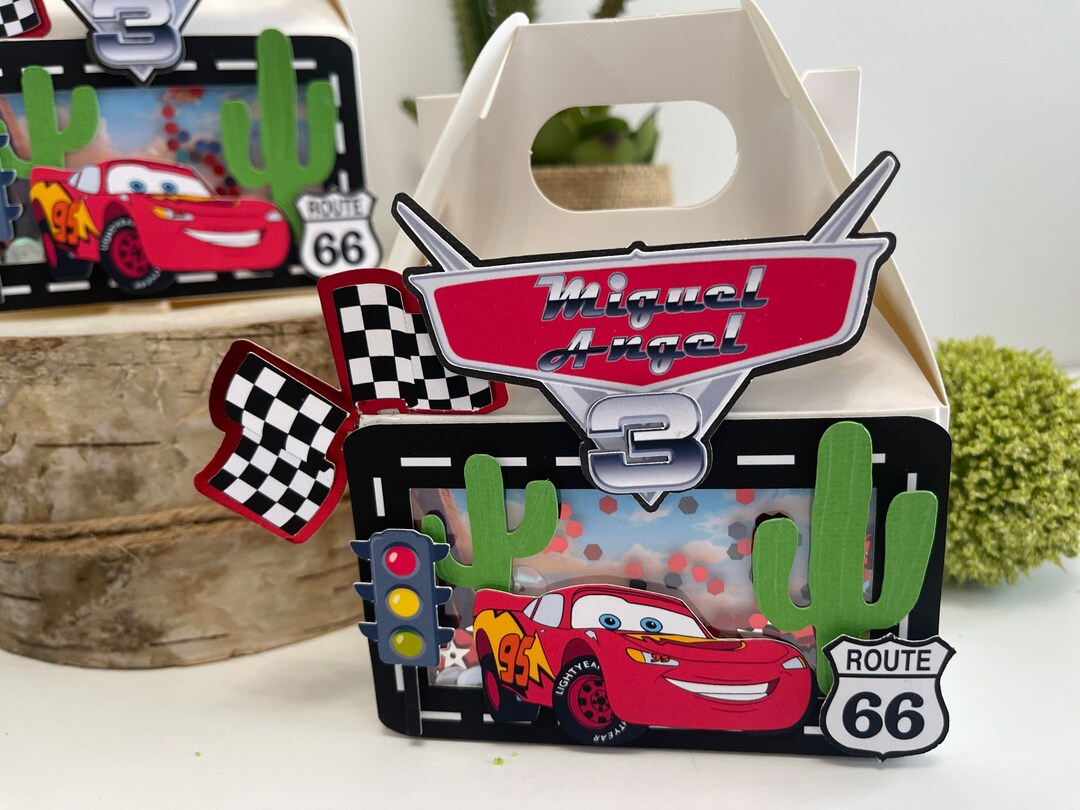 Cars Party Favor Box, Cars Goody Box, Cars Party Decorations, Cars ...