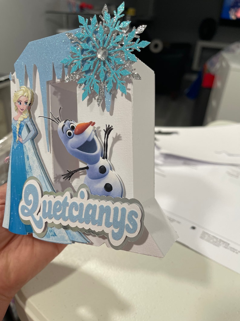 Frozen 3D Letter Elsa 3D Letter Frozen Party Supplies Elsa | Etsy