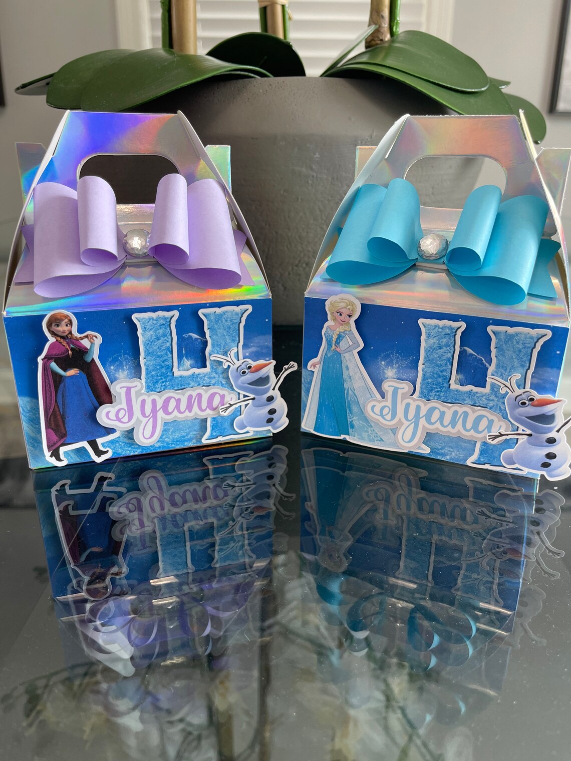 Frozen Party Favor Frozen Goody Boxes Frozen Birthday - Etsy