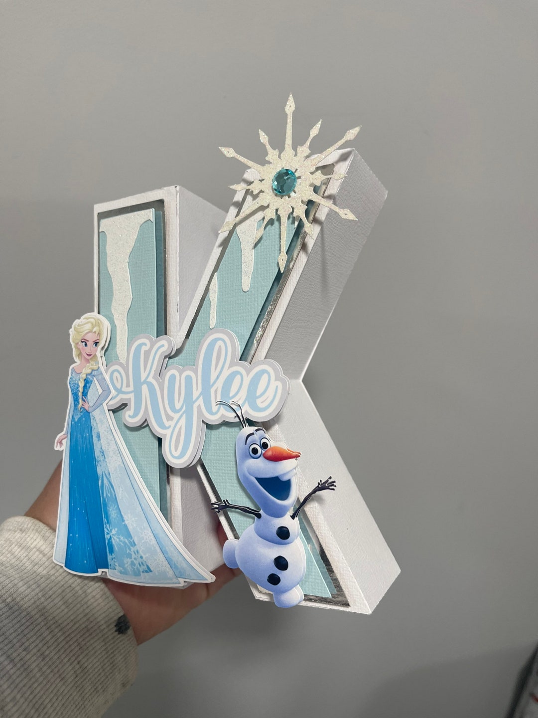 Frozen 3D Letter Frozen Party Decorations Frozen Birthday - Etsy
