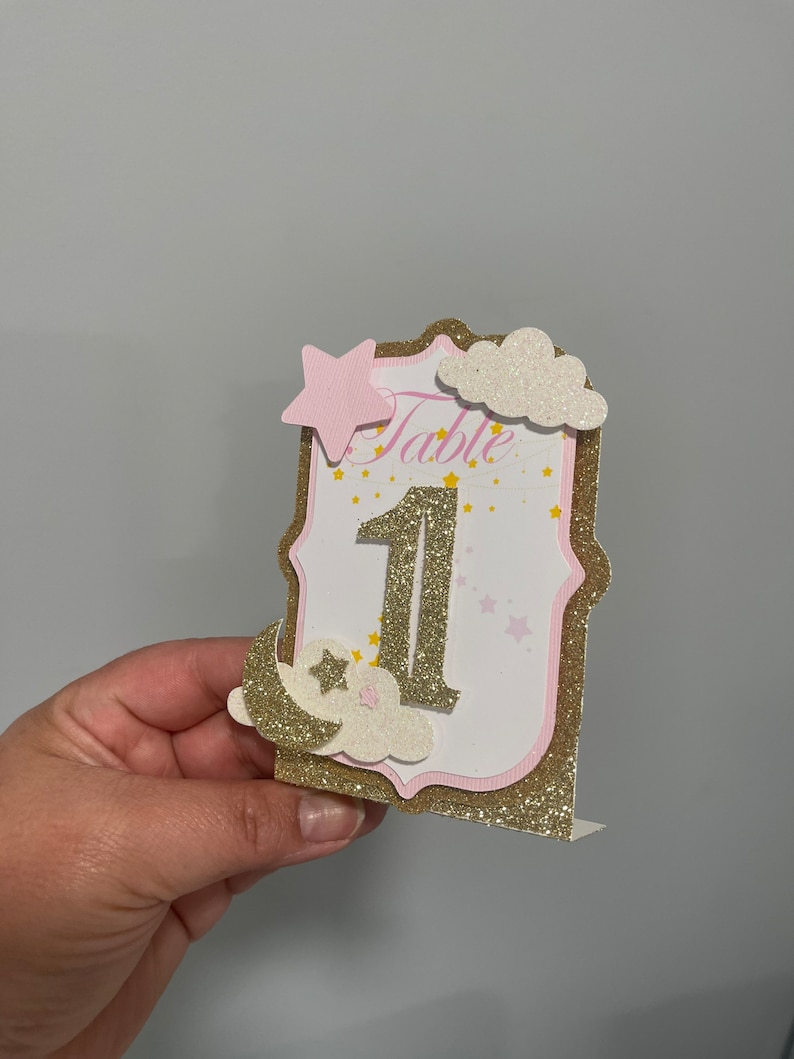 Twinkle Twinkle Little Star Table Number Twinkle Twinkle Little Star ...