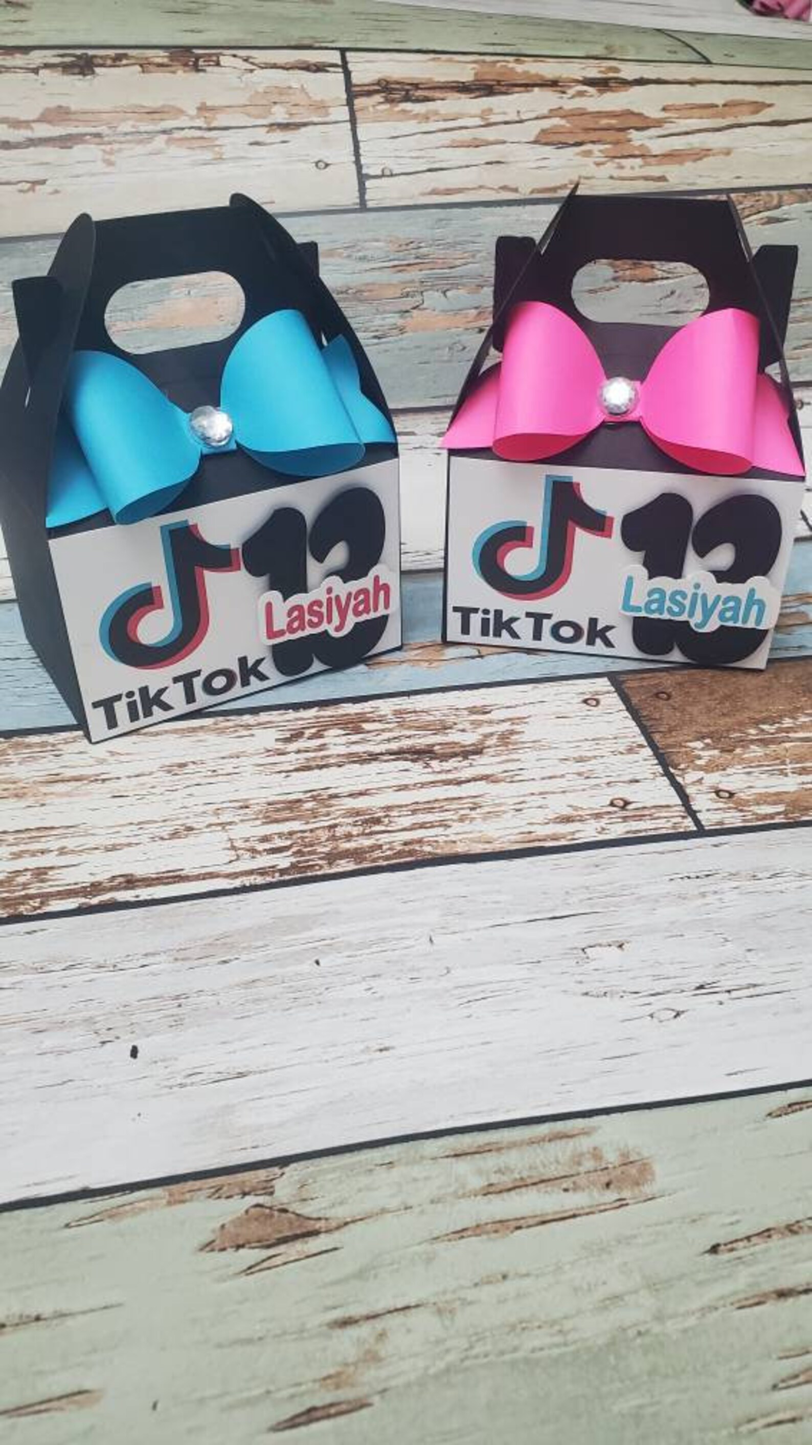 Tik Tok party box Tik Tok goody box Tik Tok Famous party | Etsy
