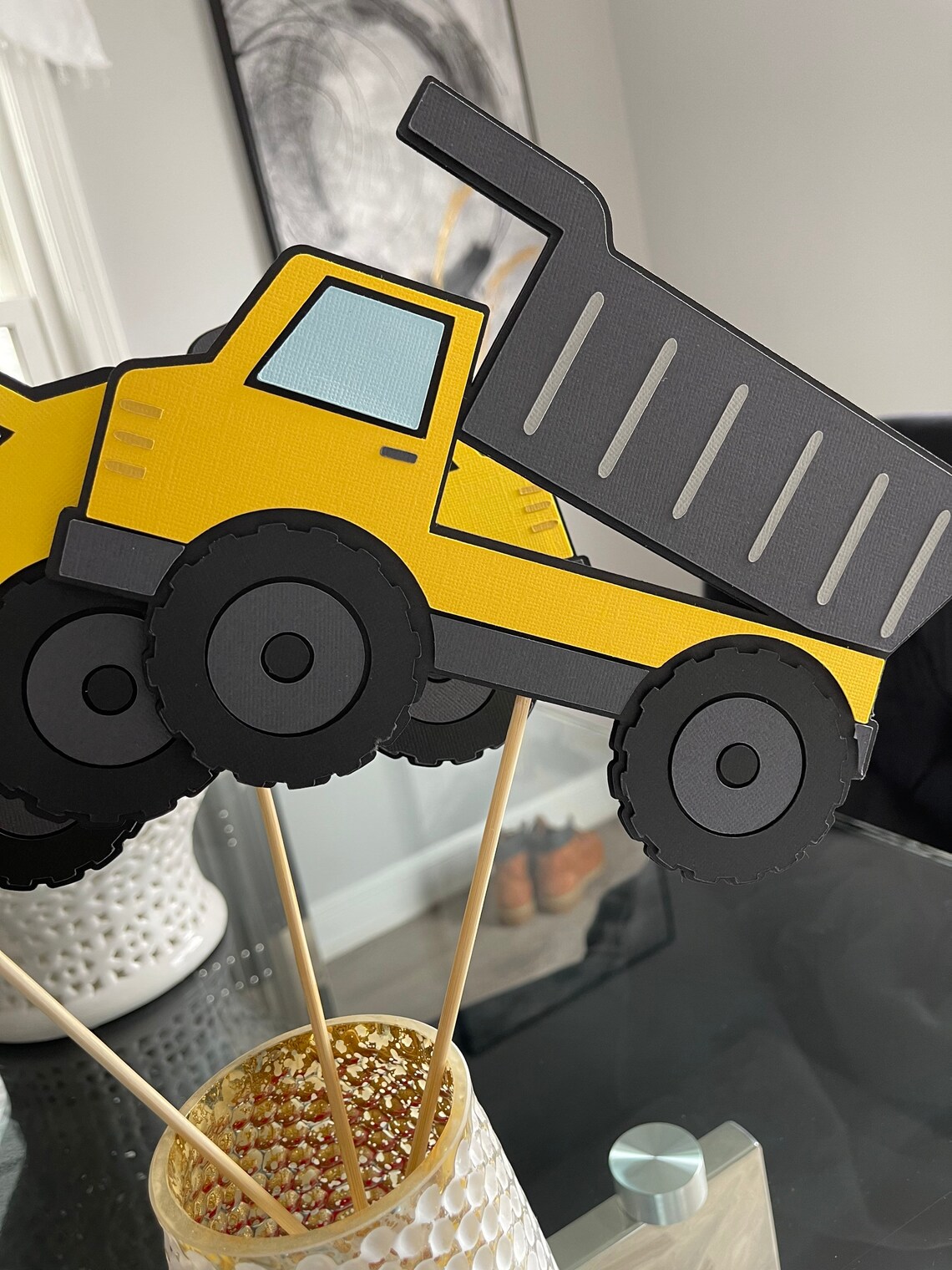 Construction Truck Cutouts, Construction Truck Party Decorations, Truck ...