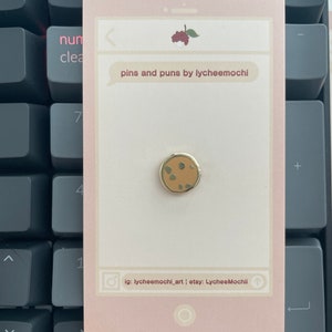 Tiny Eats - Cookie Pin, Chocolate Chip Cookie Pin, Tiny Cookie Pin ...