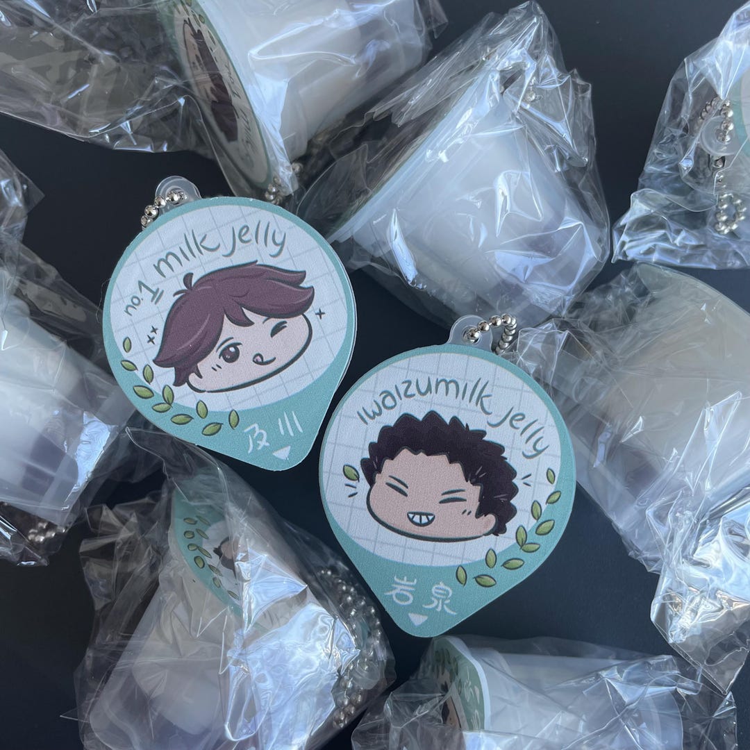 HQ Oikawa Pudding Keychain - Iwaizumi Keychain, Pudding Keychain ...