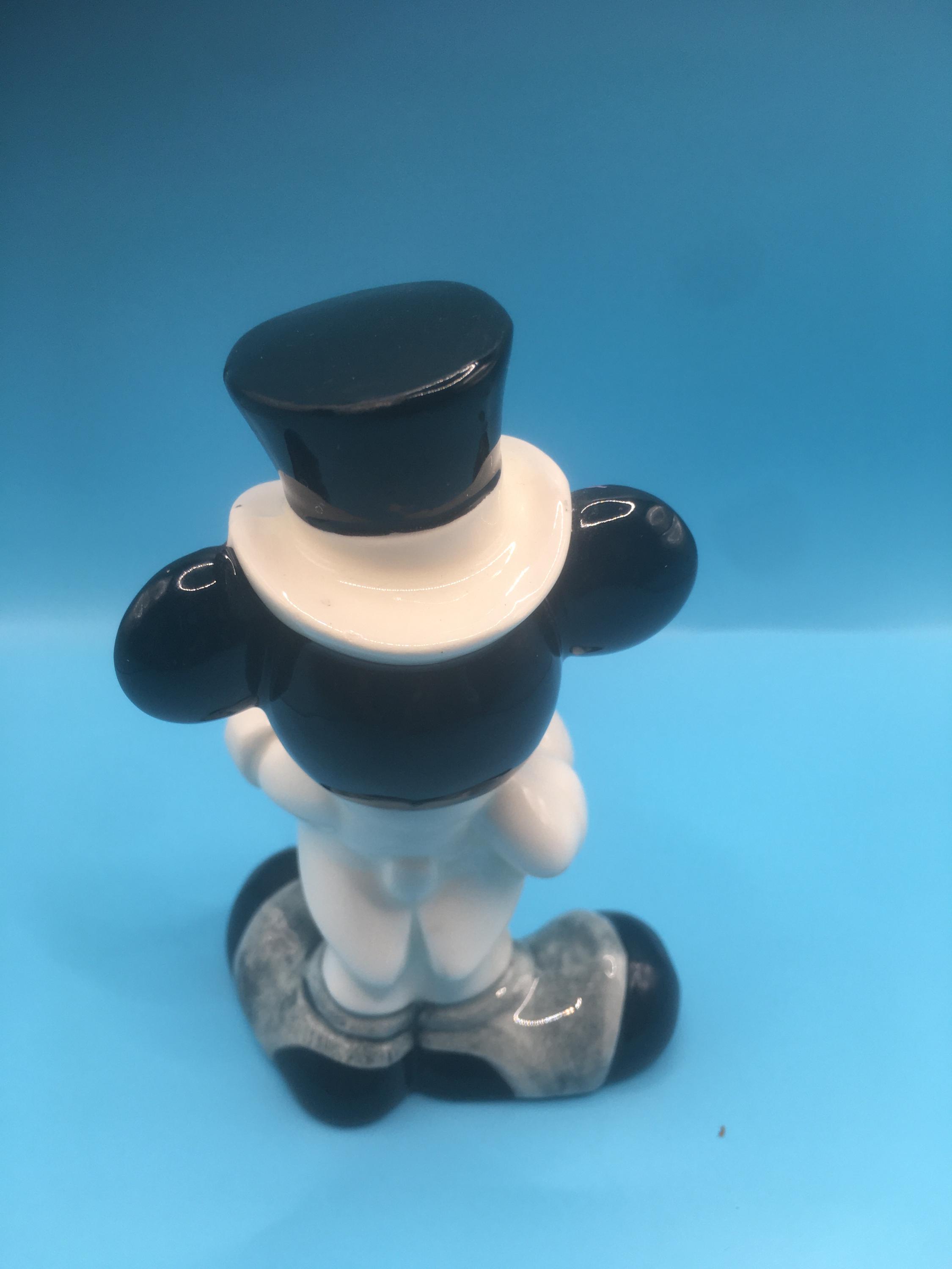 Vintage Walt Disney's Mickey Mouse Putting on the Ritz Ceramic Figurine ...