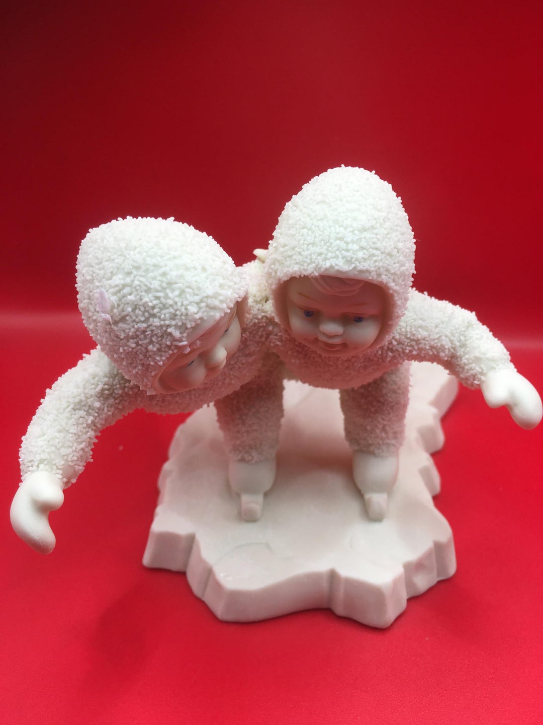 Department 56 Snowbabies "we Make a Great Pair" Ice Skating Figurine ...