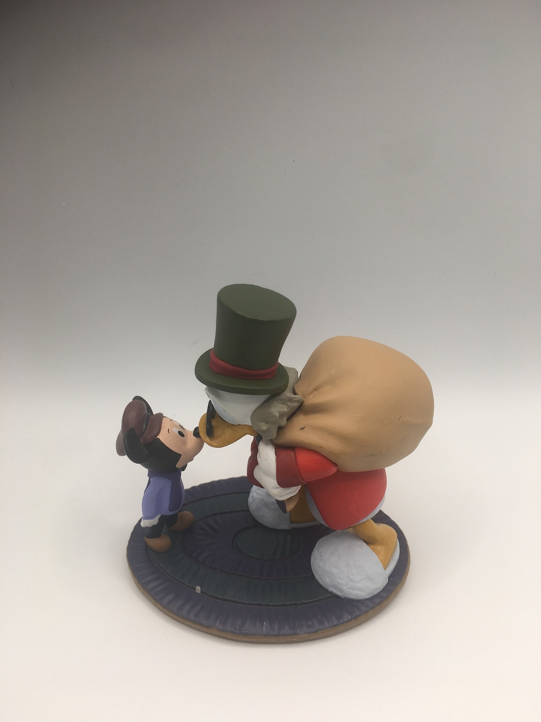 Disney Store London Christmas Carol Scrooge Mcduck Tiny Tim PVC 3.5 ...