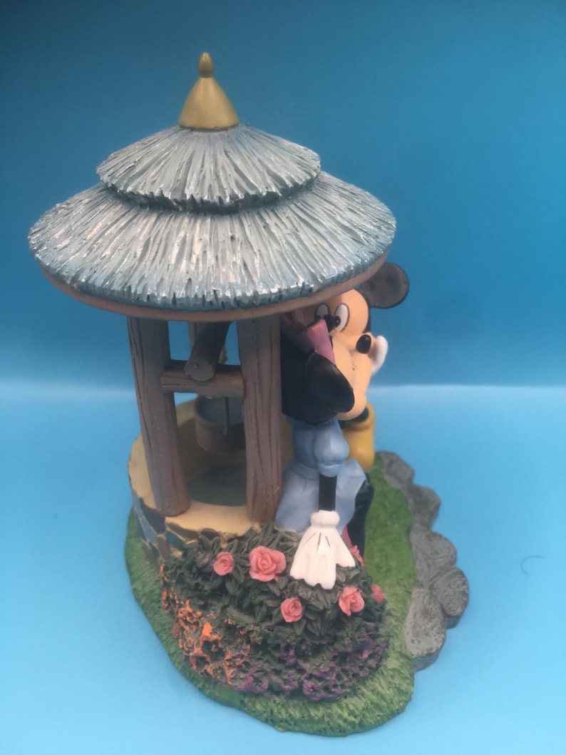Mickey & Minnie Mouse Disney Figure "make A Wish Cottage" A Timeless ...