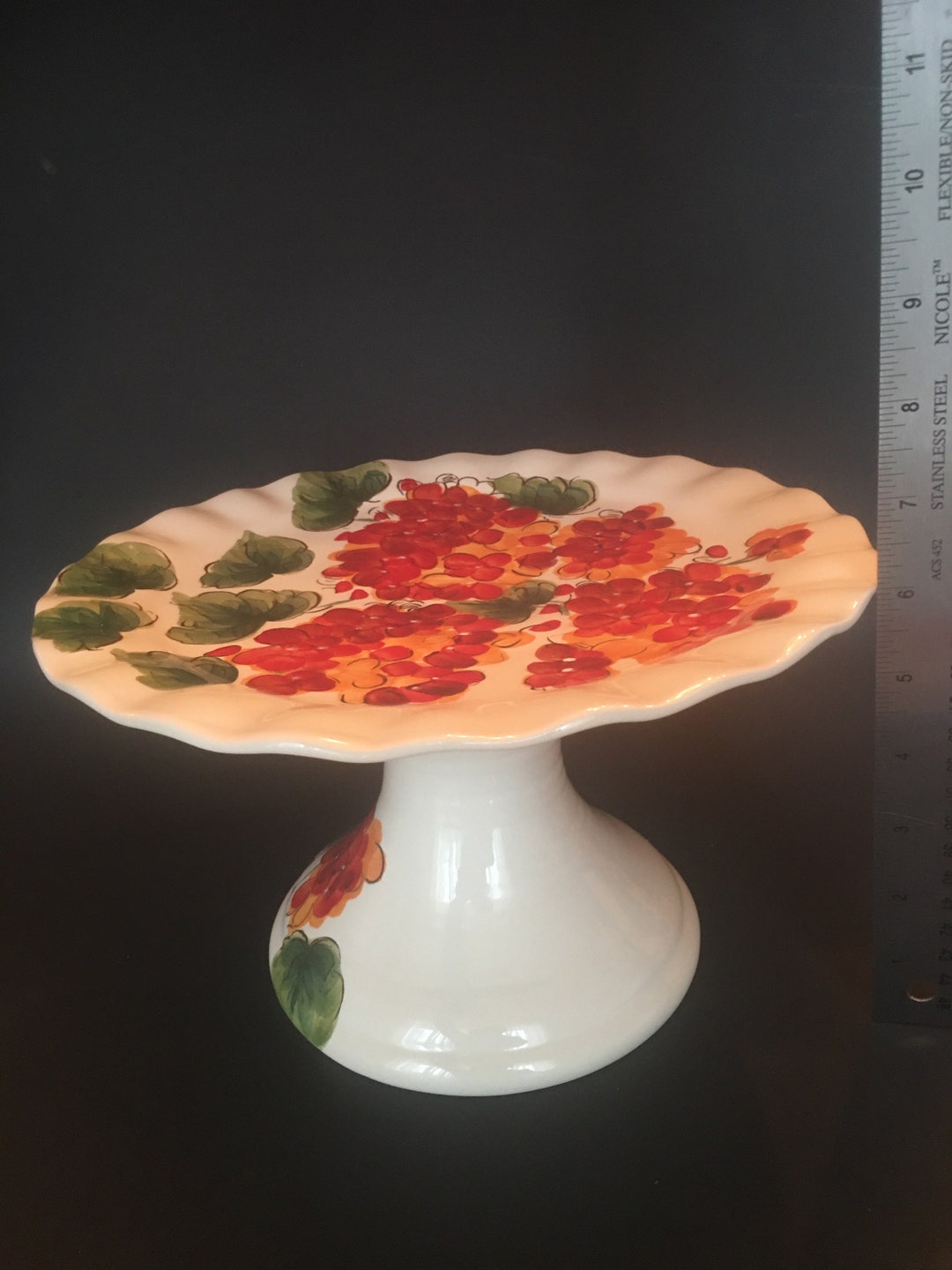 Geranium Bloom Designed by Maxcera Cake Stand 10 Fine Porcelain China ...