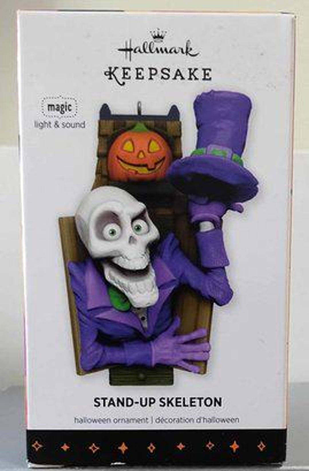 Hallmark Keepsake "stand-up Skeleton" Halloween Ornament. - Etsy