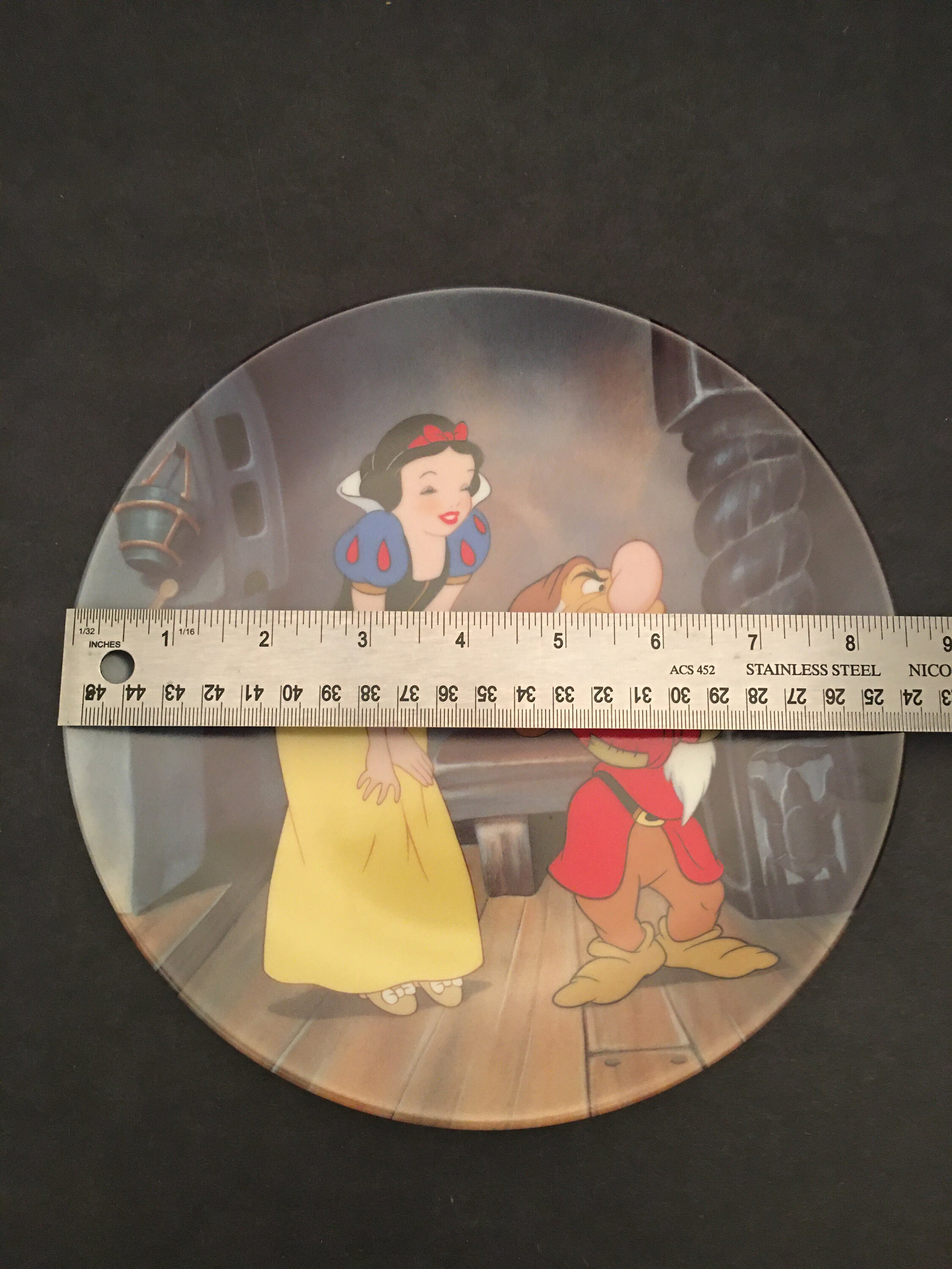 Walt Disney Snow White stubborn Grumpy Knowles Limited Collector Plate ...