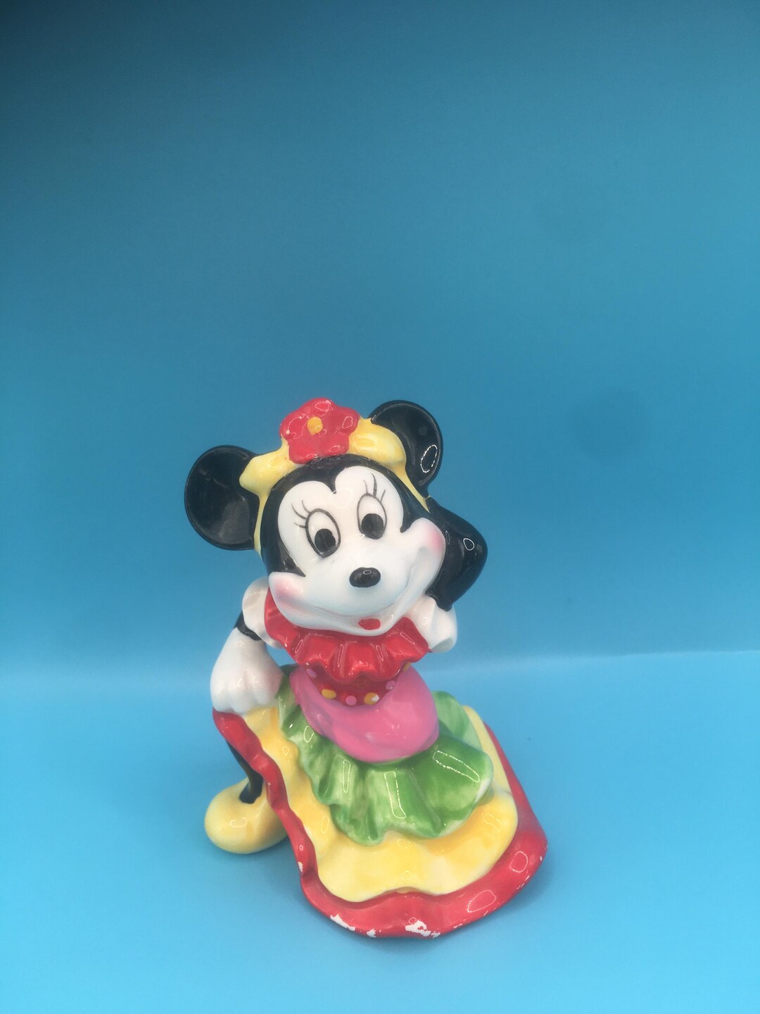 Vintage Walt Disney Japan Minnie Mouse Spanish Latin Flamenco Dancer ...