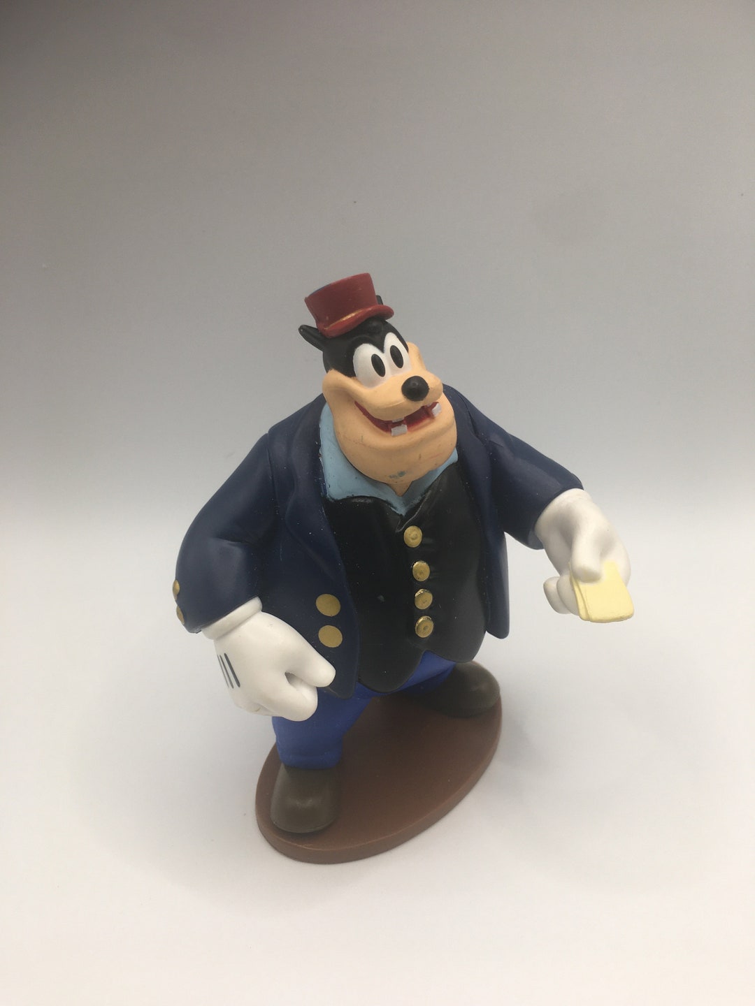 Disney Mickey Mouse Peter the Ticket Taker Train Railroad Conductor PVC ...