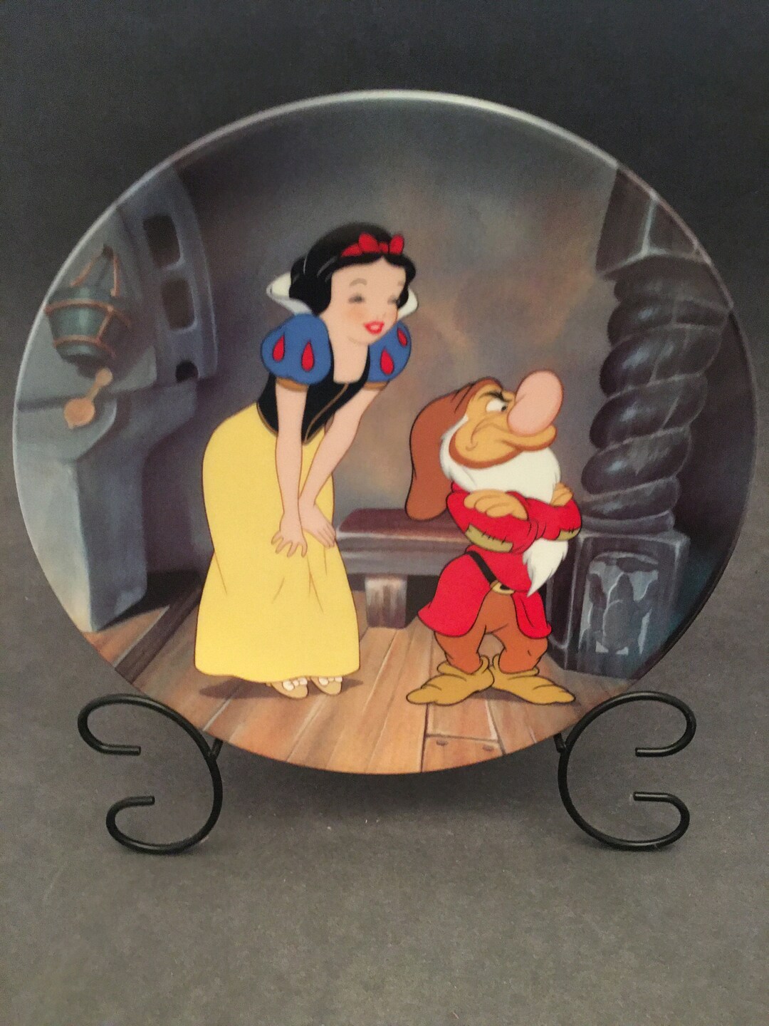 Walt Disney Snow White "stubborn Grumpy" Knowles Limited Collector ...
