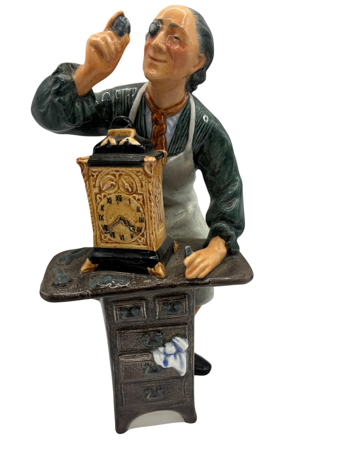 Royal Doulton & Co Limited “clockmaker” Porcelain H.N. 2279 Figurine 7. ...