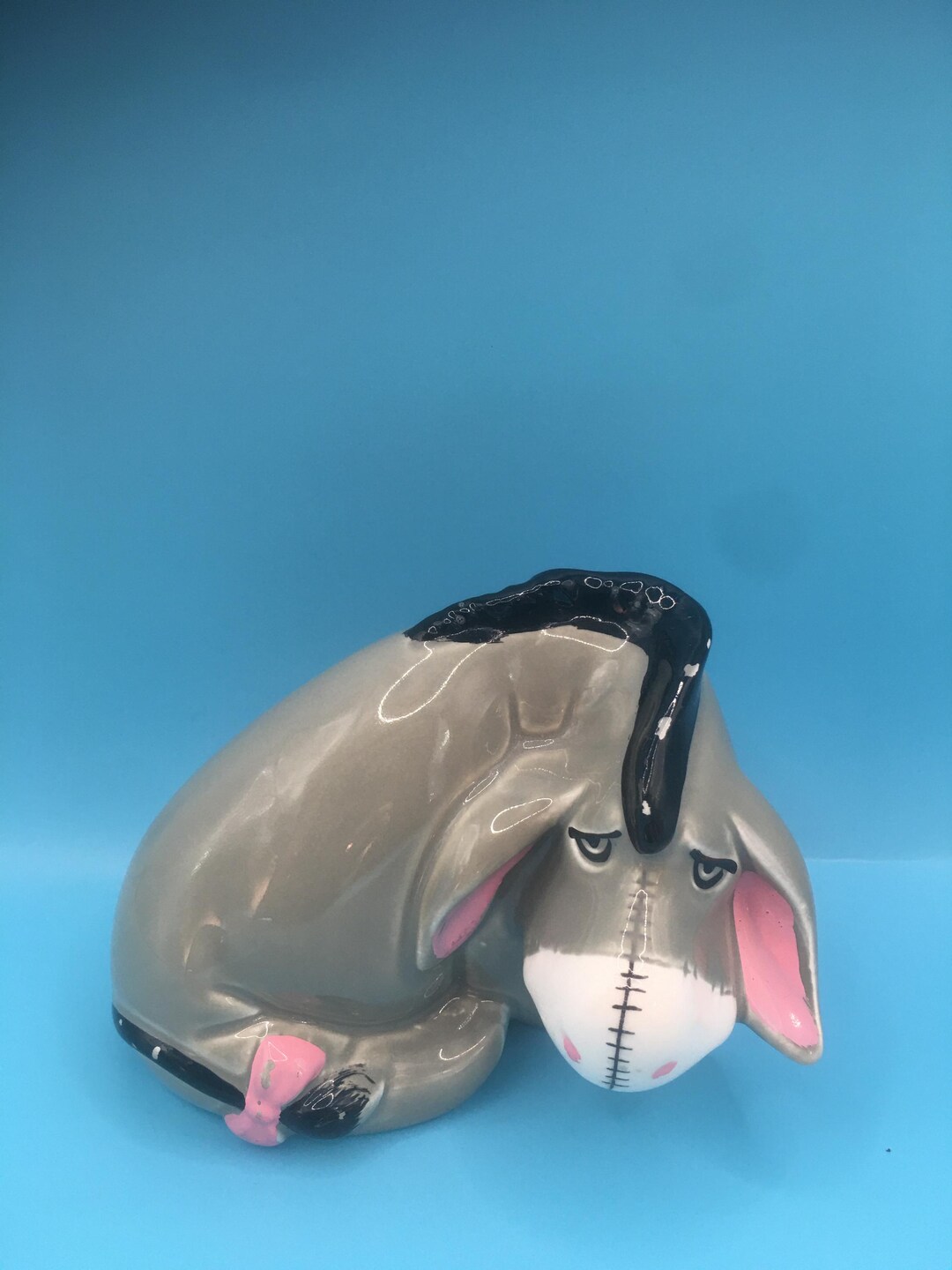 Vintage Walt Disney Productions Winnie the Pooh EEYORE Ceramic Figurine ...