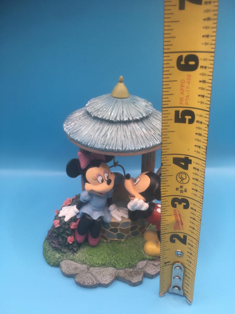 Mickey & Minnie Mouse Disney Figure "make A Wish Cottage" A Timeless ...
