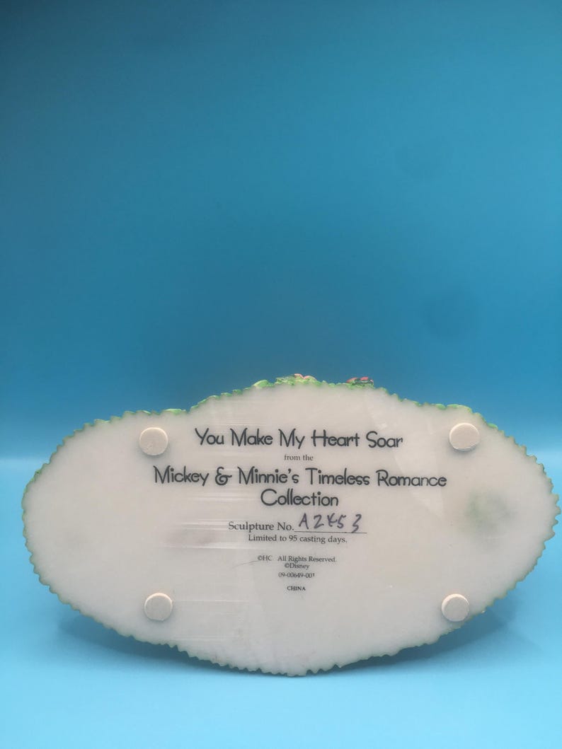 Mickey & Minnie Mouse Disney Figure "you Make My Heart Soar" A Timeless ...