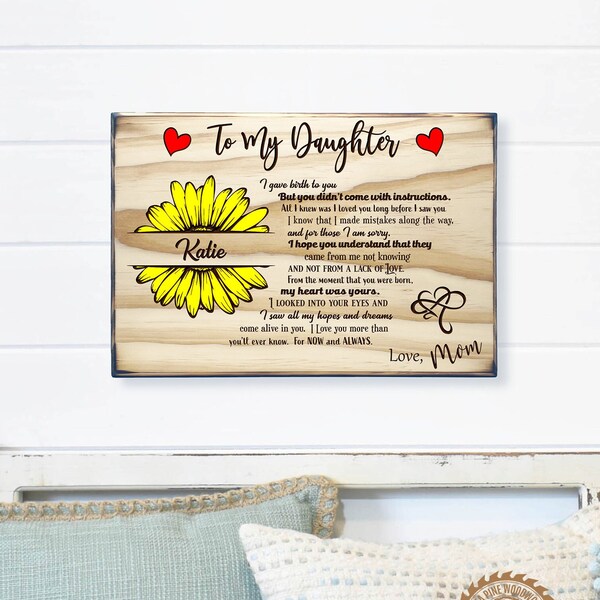 To My Daughter - Etsy