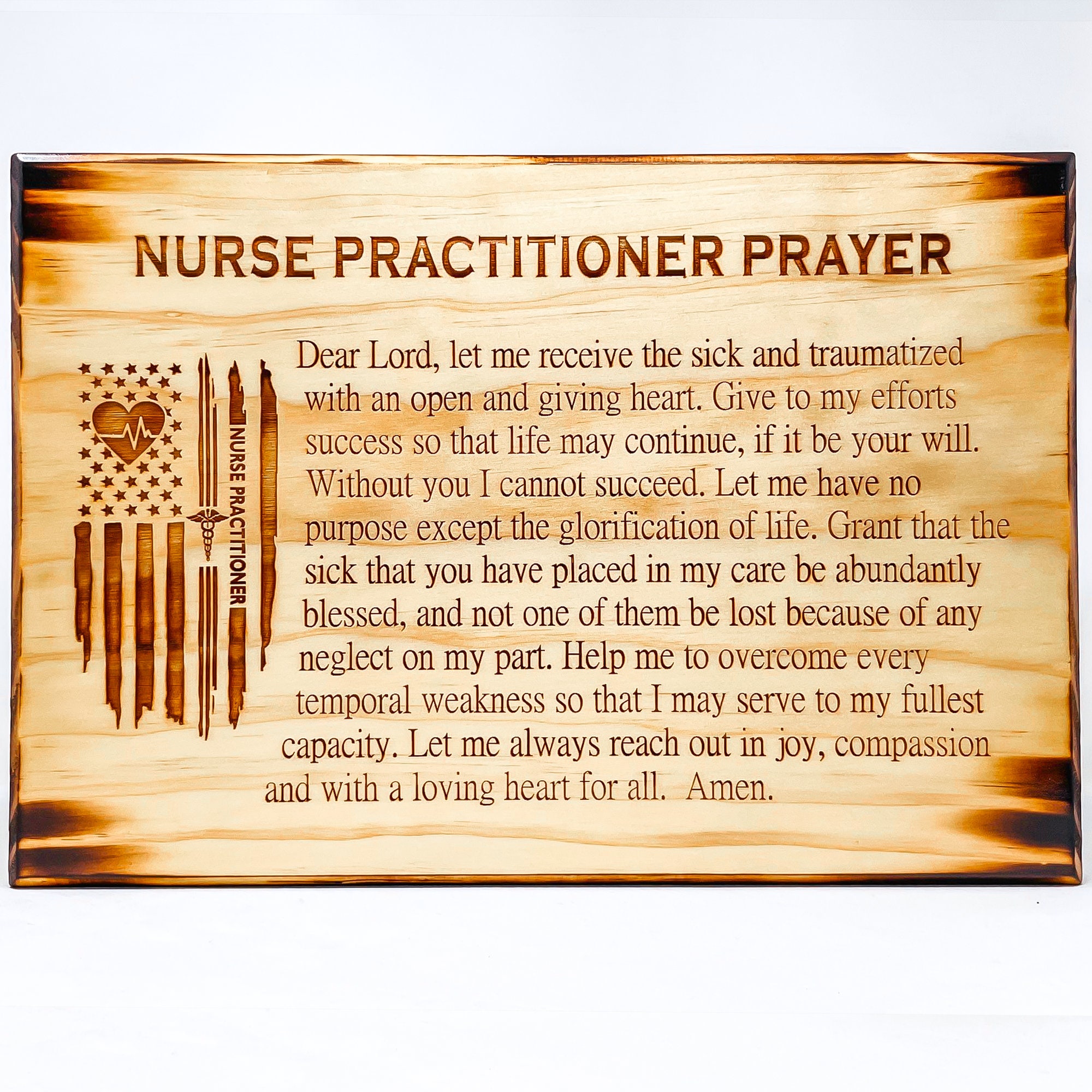 Nurse Practitioner Prayer Plaque Nursing Plaque NP Gifts - Etsy België