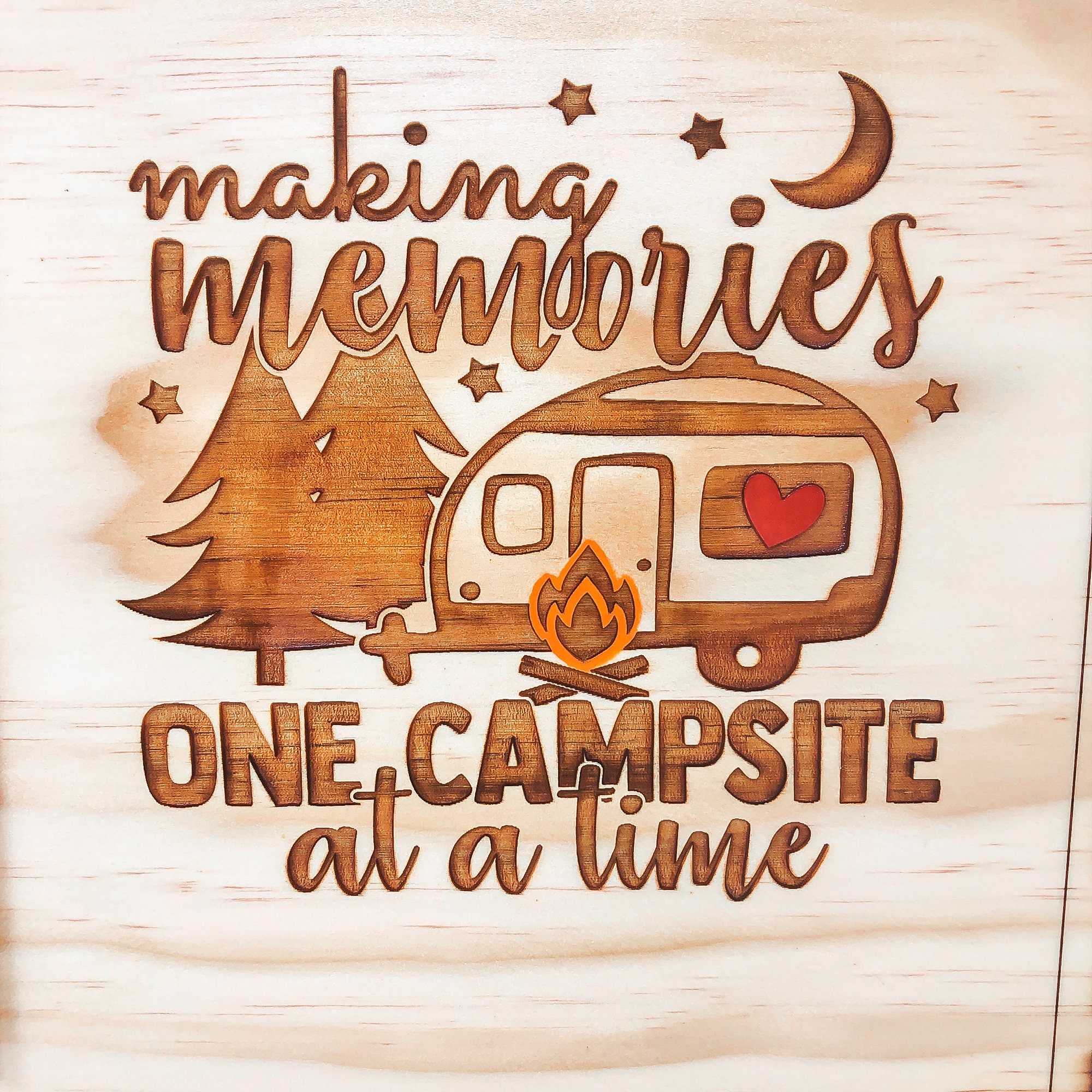 Interchangeable Camping Picture Frame Camping Memory Camper - Etsy