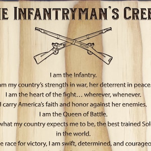 Personalized U.S. Army Infantryman Gift Queen of Battle, Military ...