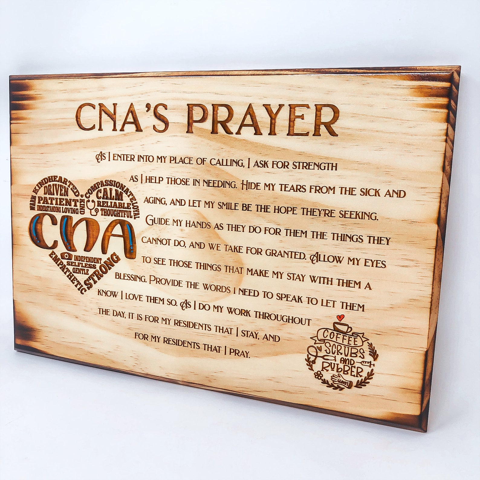 Certified Nursing Assistant Prayer Plaque CNA Prayer Plaque | Etsy