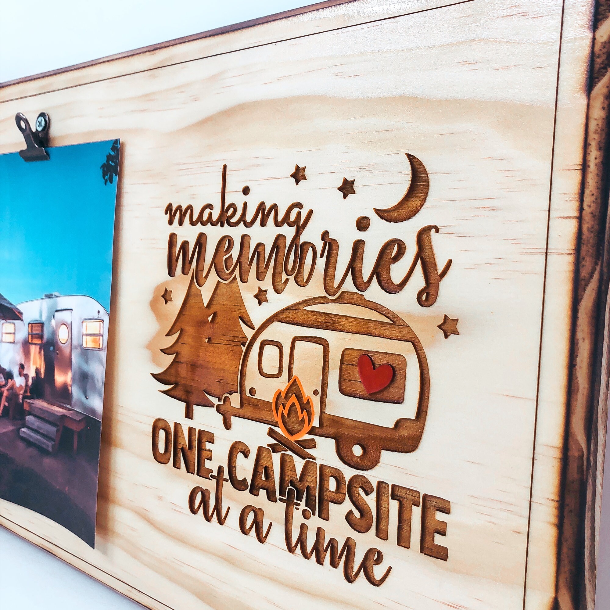 Interchangeable Camping Picture Frame Camping Memory Camper | Etsy