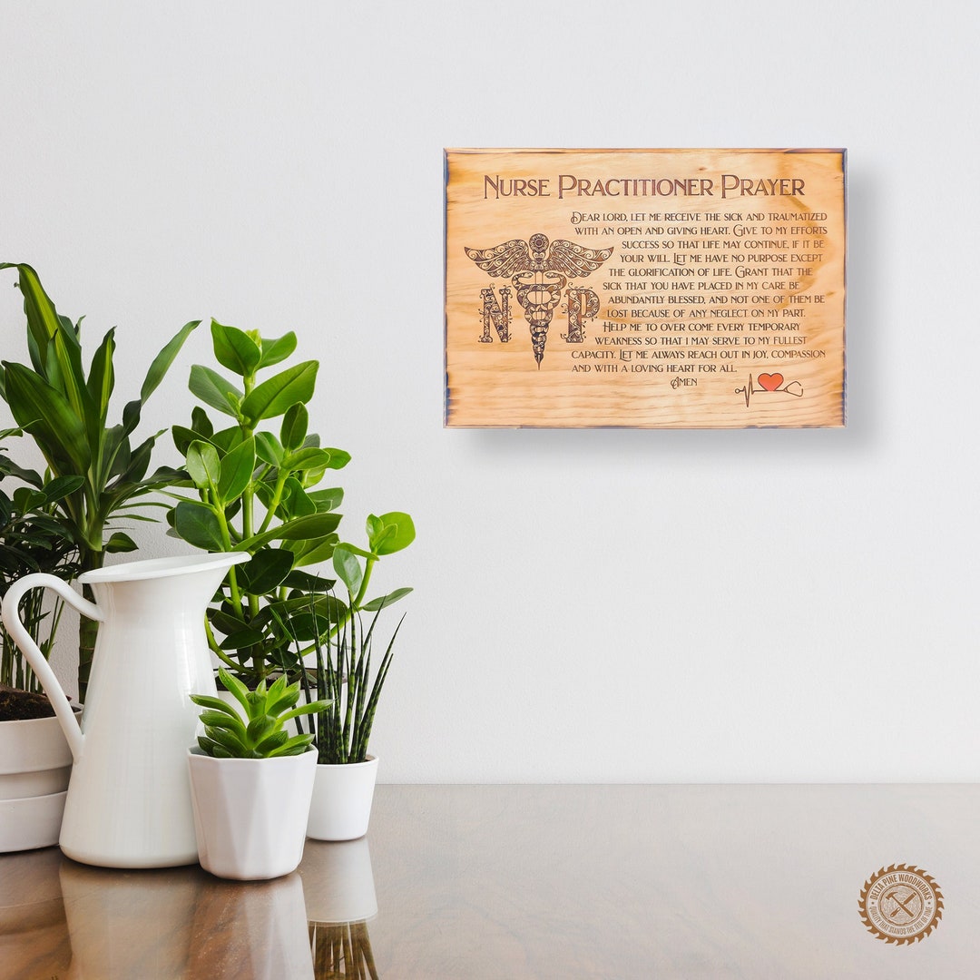 Nurse Practitioner Prayer Plaque Nursing Plaque, NP Gifts, LPN Gifts ...
