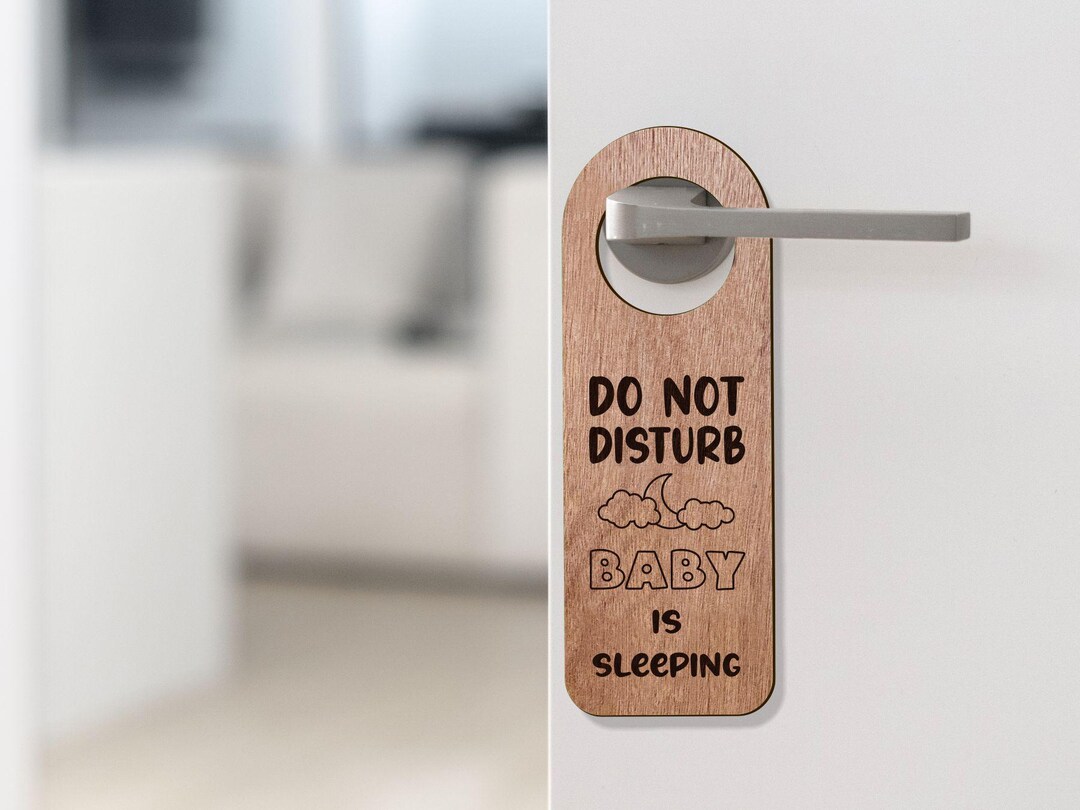 Door Sign Made of Wood, Door Hanger, Do Not Disturb Sign, Door Sign Do ...