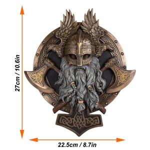 3D Viking Panel, Bronze Plated Polystone Wall Decor - Etsy UK