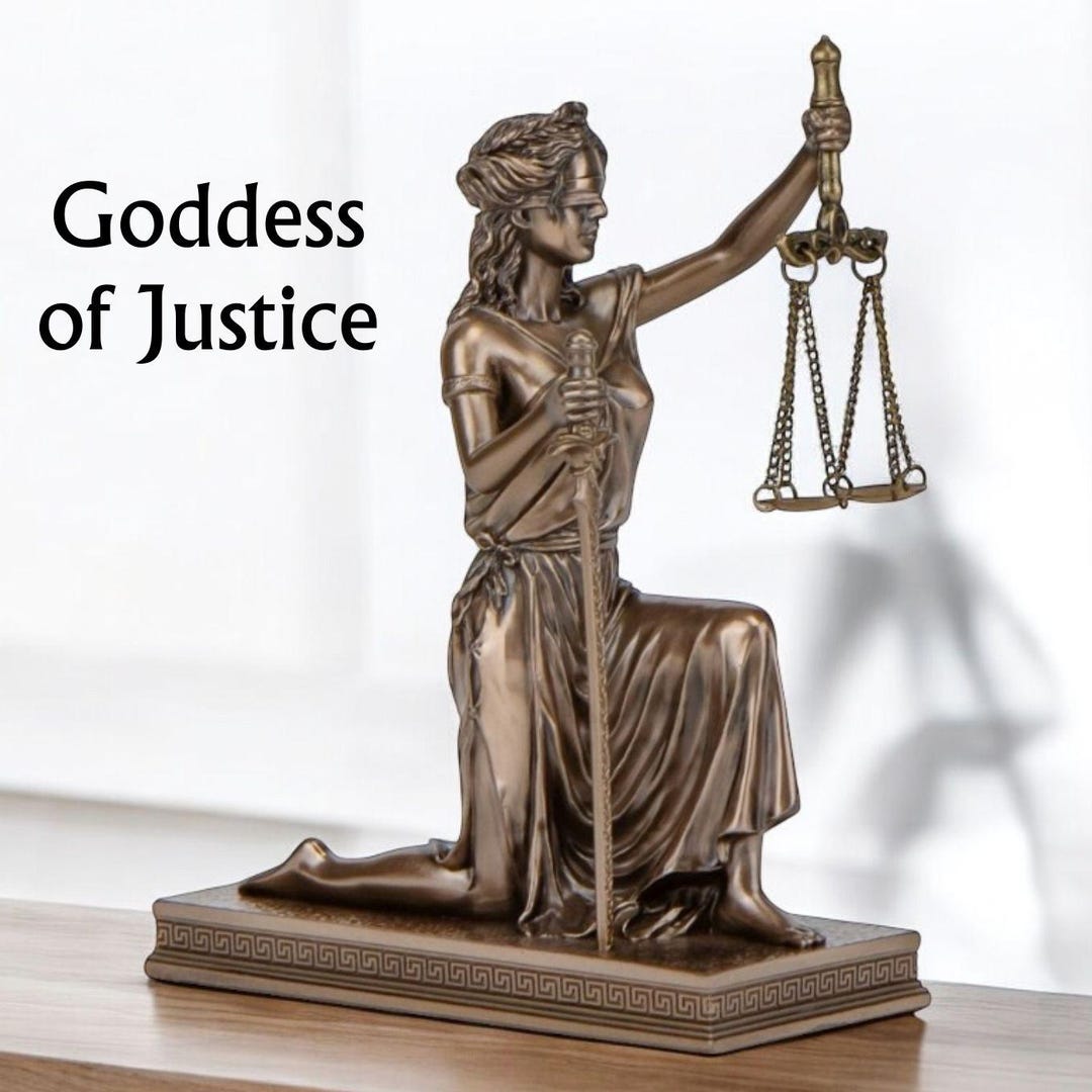 Themis Statue, Decorative Themis Figurine as a Gift, Statuettet of ...