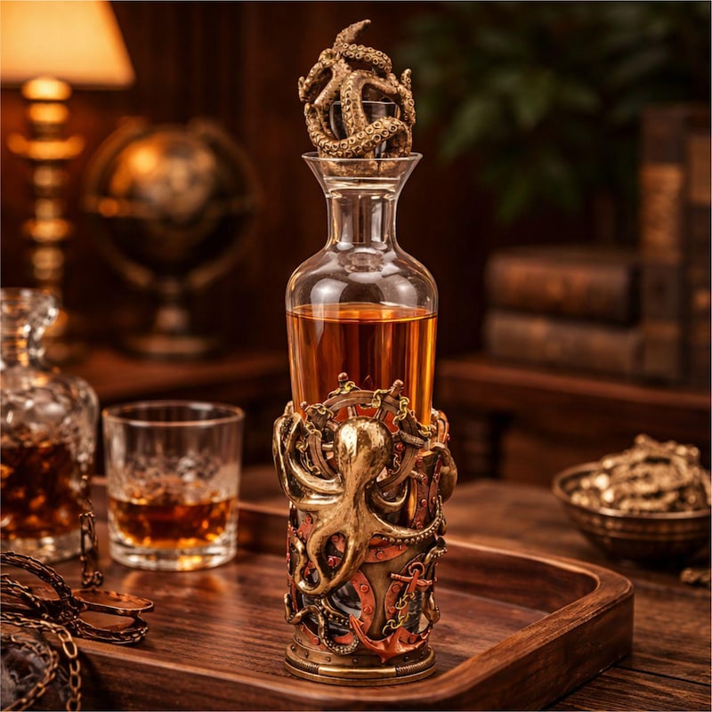 Kraken Rum Octopus Bottle - Etsy UK