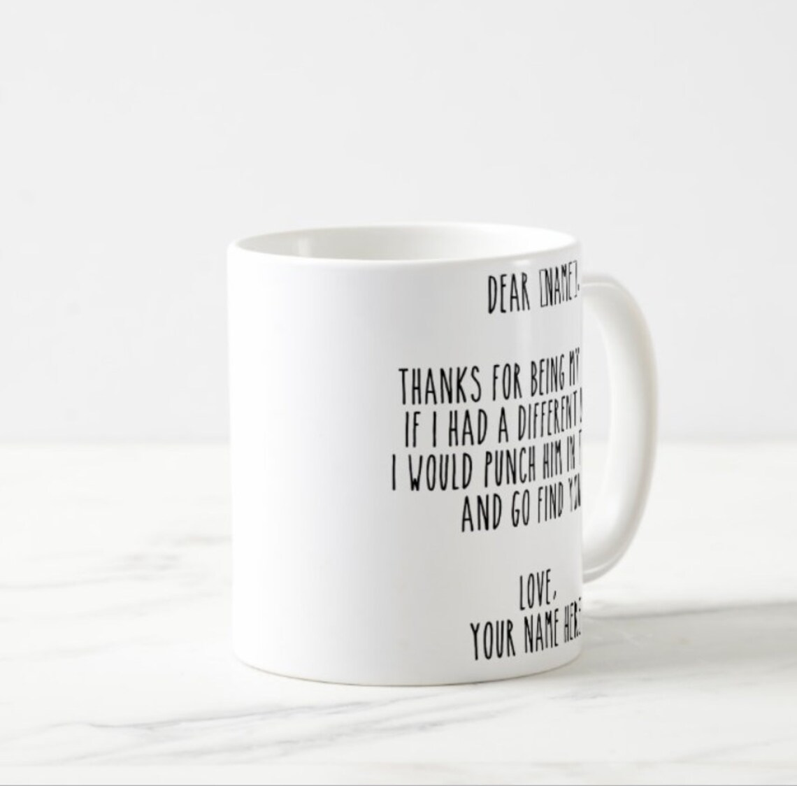 Dear Uncle Mug Thanks for Being My Uncle Funny Uncle Mug - Etsy