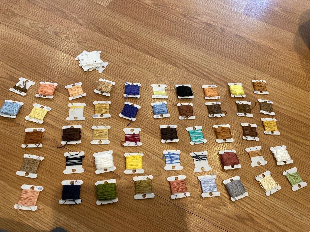 Lot of 100+ Embroidery Thread - Etsy
