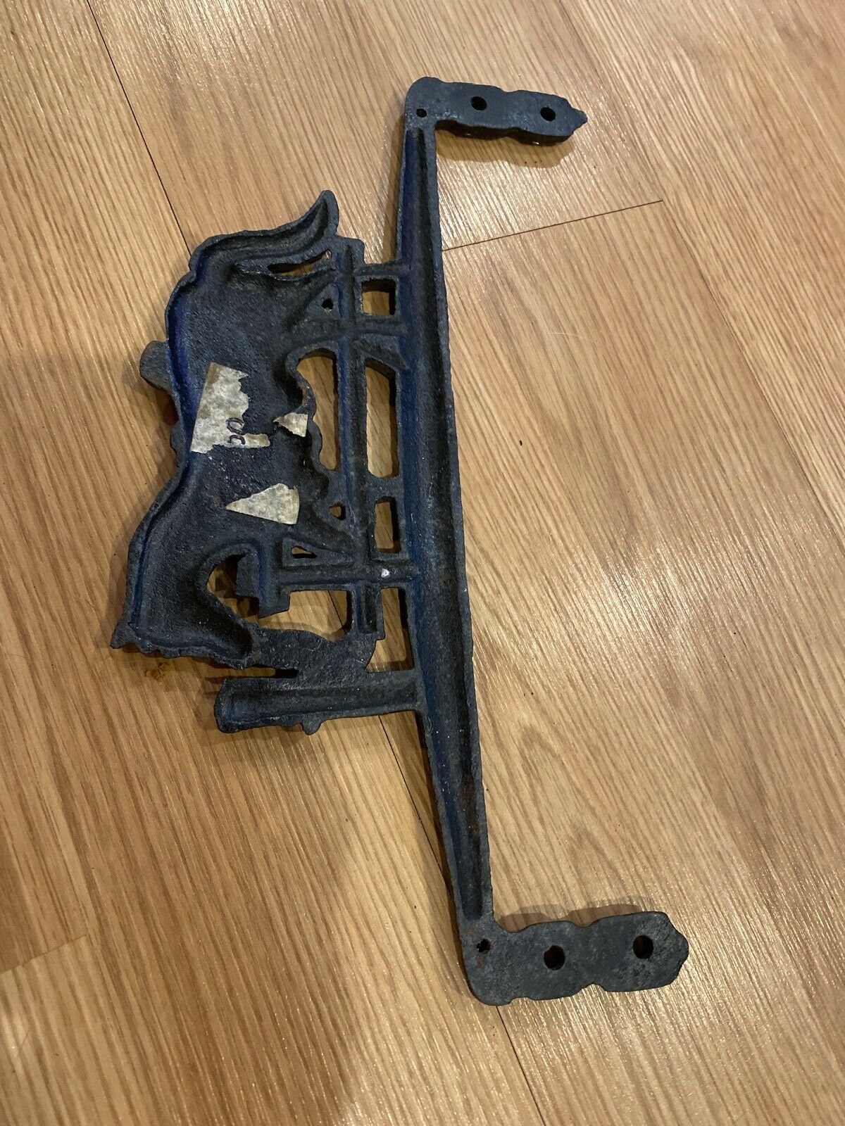 Vintage Cast Iron Horse & Saddle by A Fence Mailbox Piece | Etsy